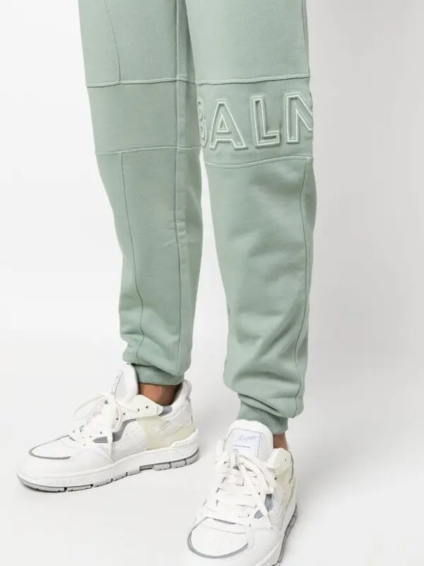 Balmain Logo-embossed Track Pants - Green