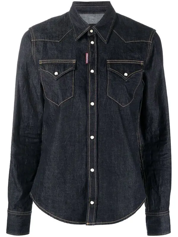 Dsquared2 Classic Denim Shirt - Blue