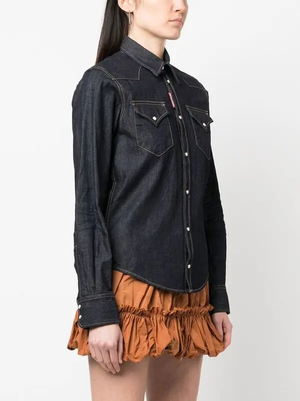 Dsquared2 Classic Denim Shirt - Blue