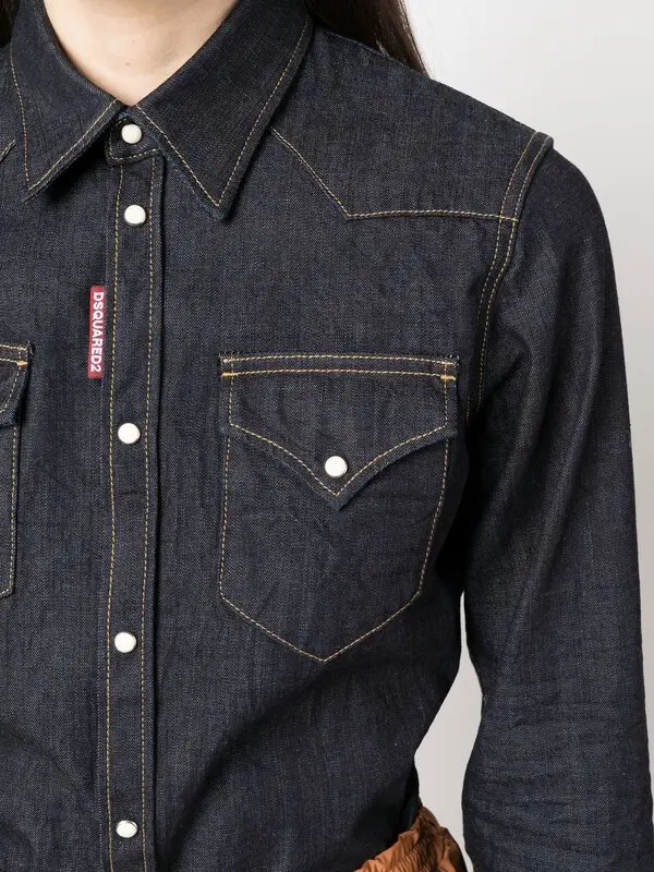 Dsquared2 Classic Denim Shirt - Blue