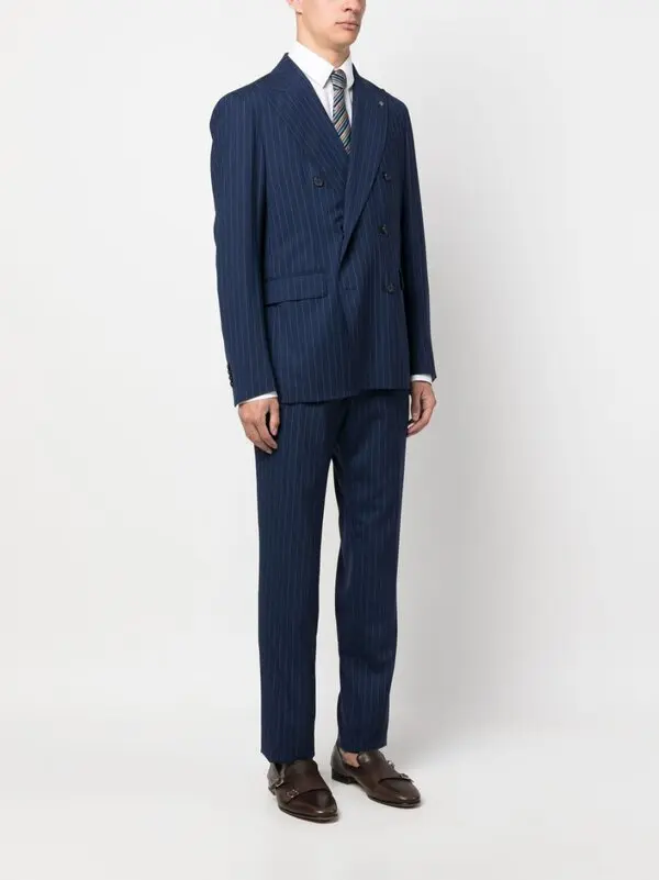 Tagliatore Pinstripe Double-breasted Two-piece Suit