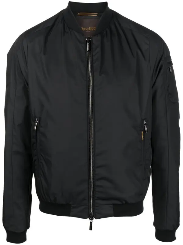 MOORER Zip-up Bomber Jacket