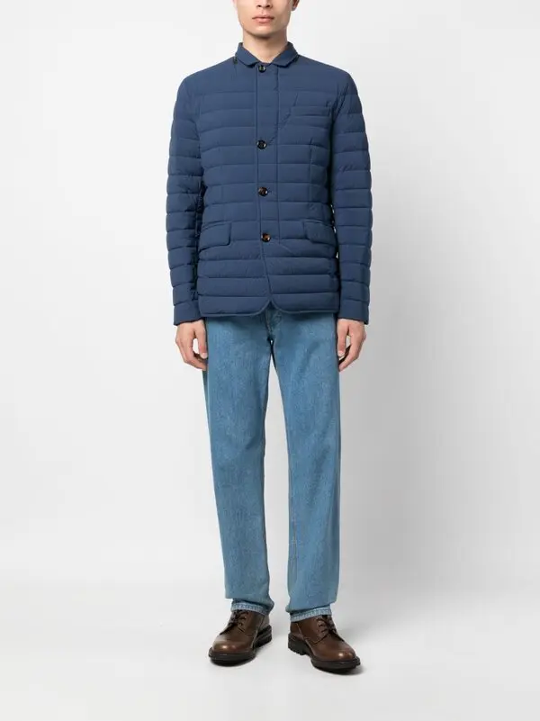 MOORER Quilted Buttoned-up Jacket