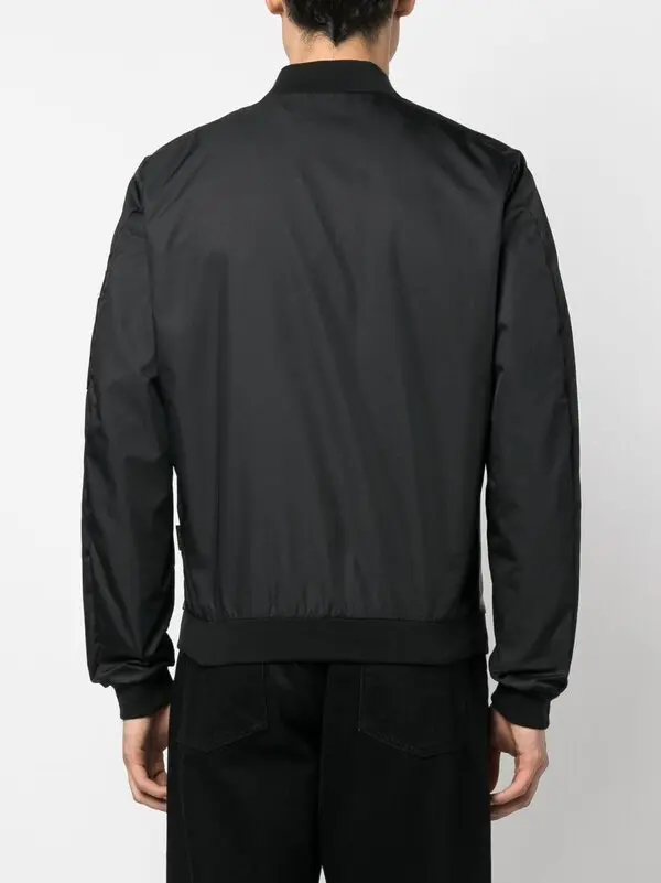 MOORER Edison-pek Leather Bomber Jacket