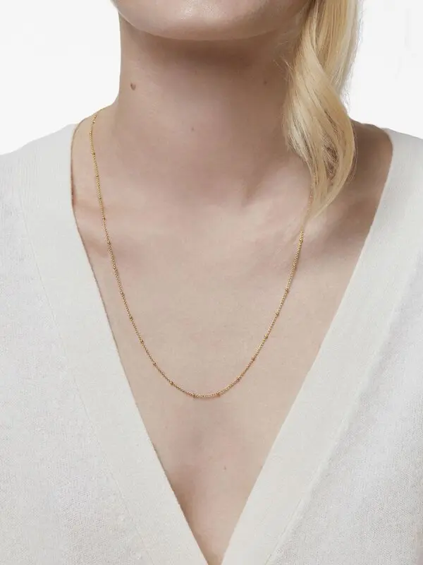 Monica Vinader Knot-detailing Chain Necklace
