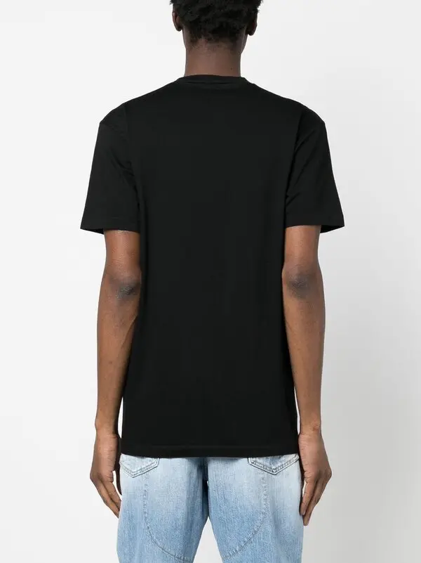 Dsquared2 Icon-print Cotton T-shirt - Black