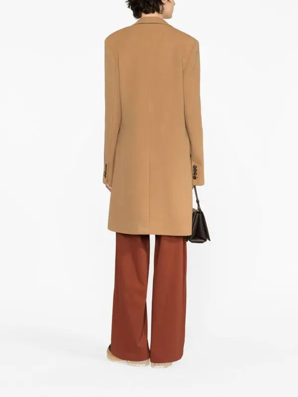 Stella McCartney Single-breasted Wool Coat