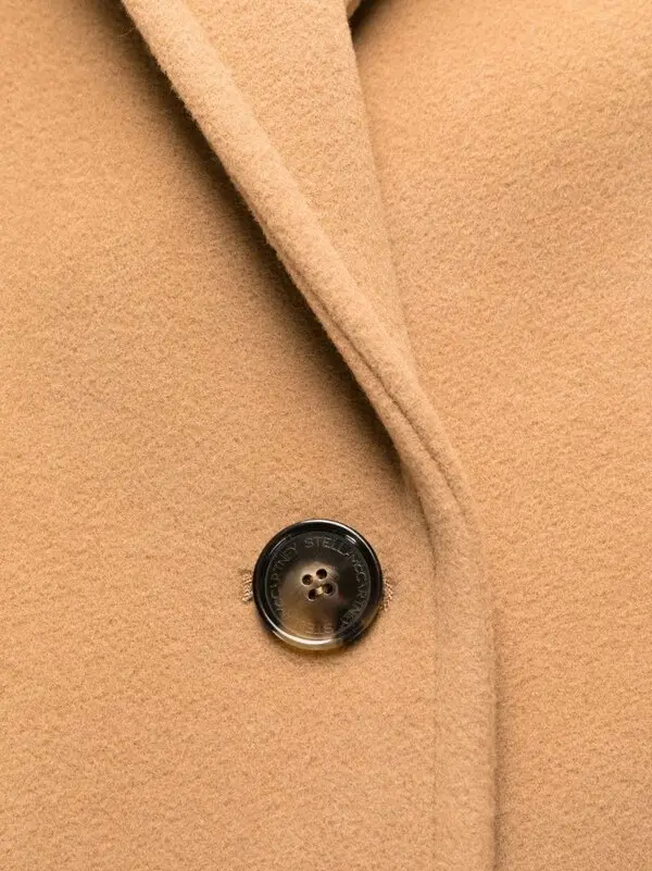 Stella McCartney Single-breasted Wool Coat