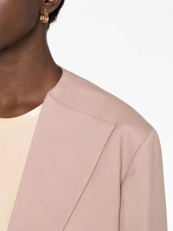 JIL SANDER Open-front Tailored Jacket - Neutrals