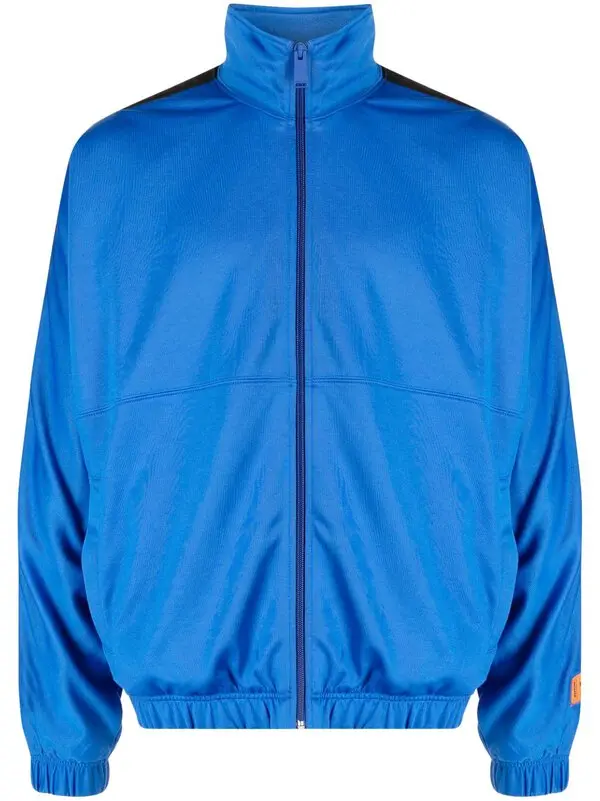 Heron Preston Logo-tape Track Jacket - Blue