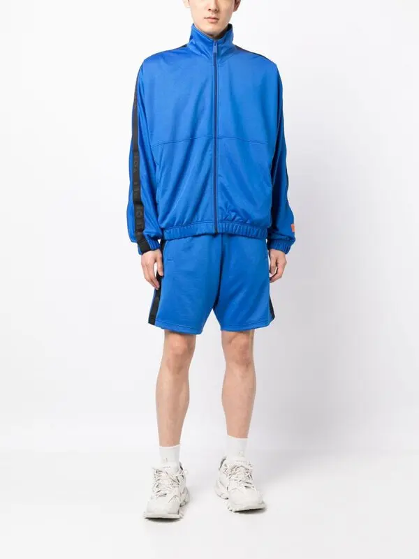 Heron Preston Logo-tape Track Jacket - Blue