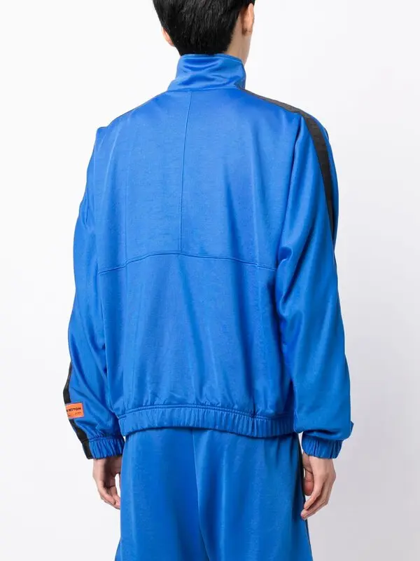 Heron Preston Logo-tape Track Jacket - Blue