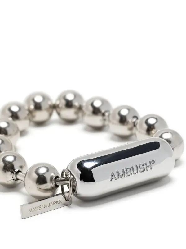 Ambush Huge Ball Chain Bracelet In Silver - 40% Off | Editorialist