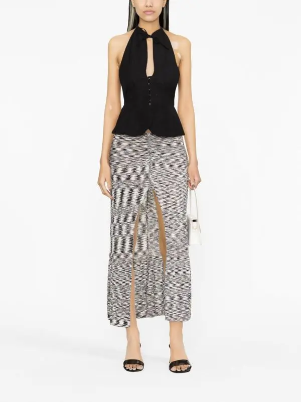 Gimaguas Ring Keyhoe-neck Top