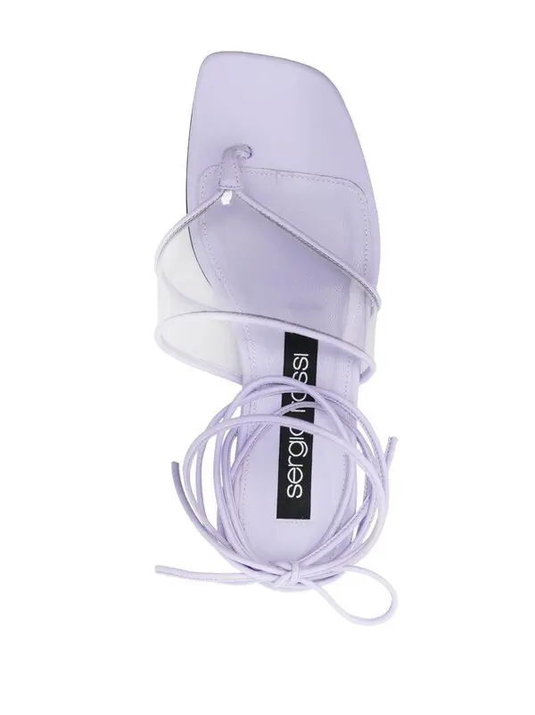 SERGIO ROSSI Transparent-strap Sandals