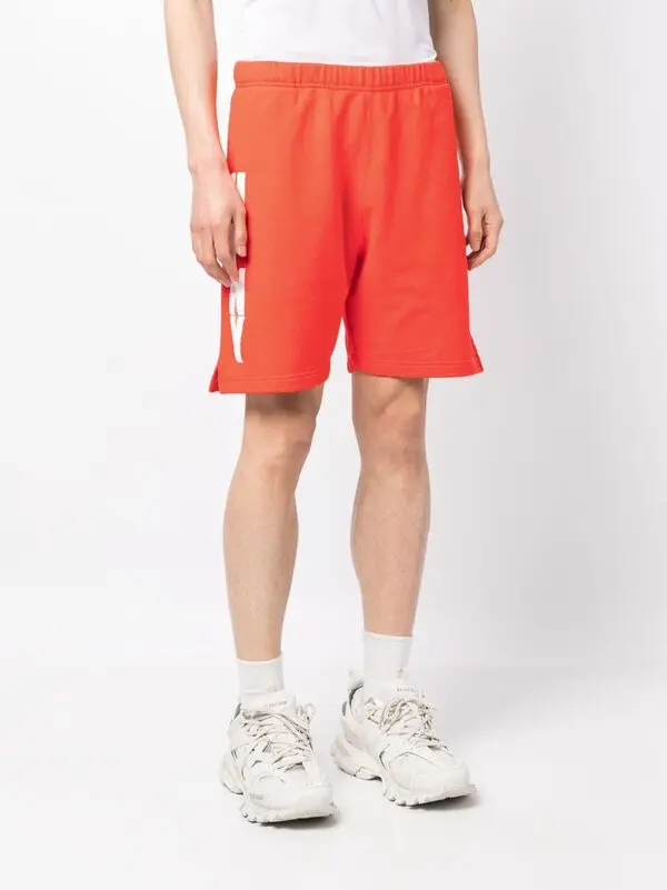 Heron Preston Hpny Print Track Shorts - Orange