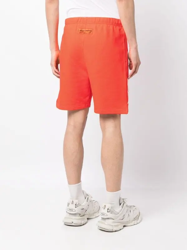 Heron Preston Hpny Print Track Shorts - Orange
