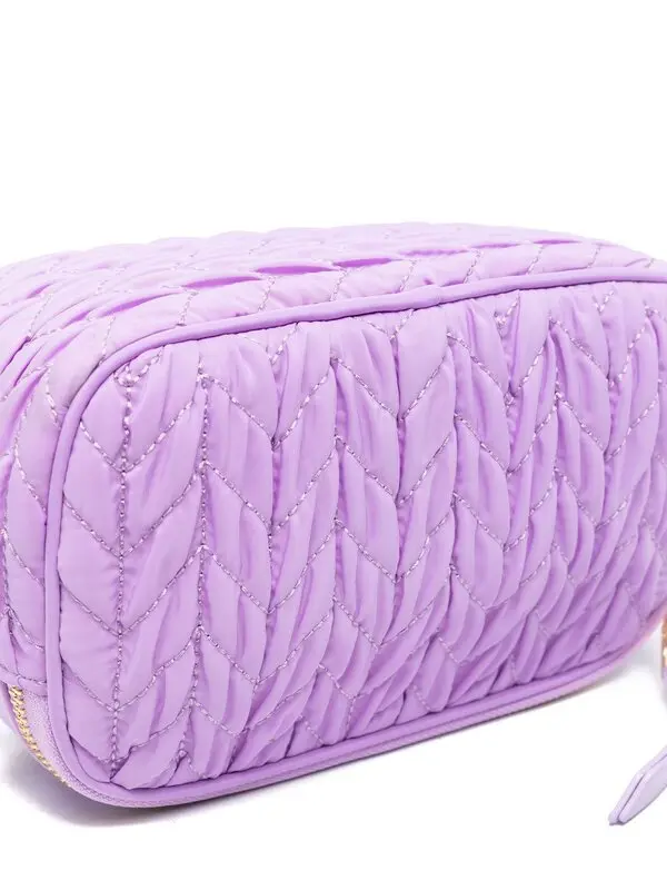 Versace Logo-plaque Crossbody Bag - Purple