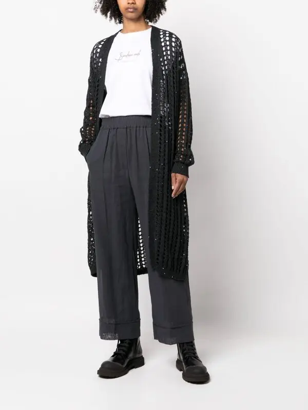 Brunello Cucinelli Open-knit Cardigan