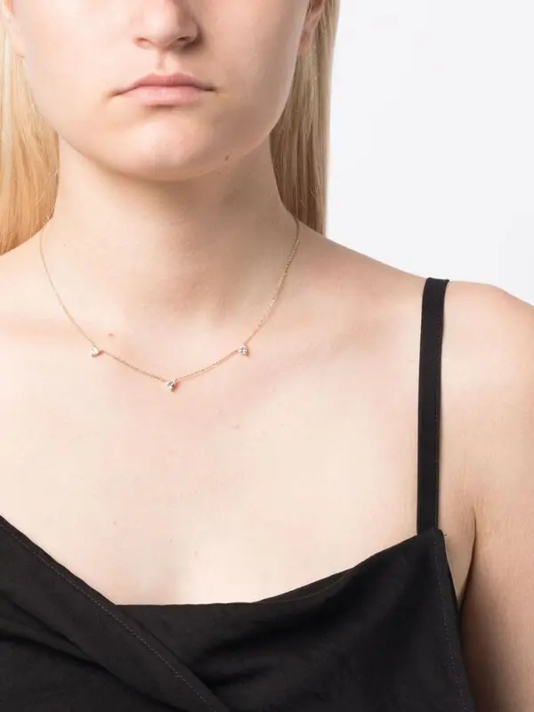 Adina Reyter 14kt Yellow Diamond Heart Necklace