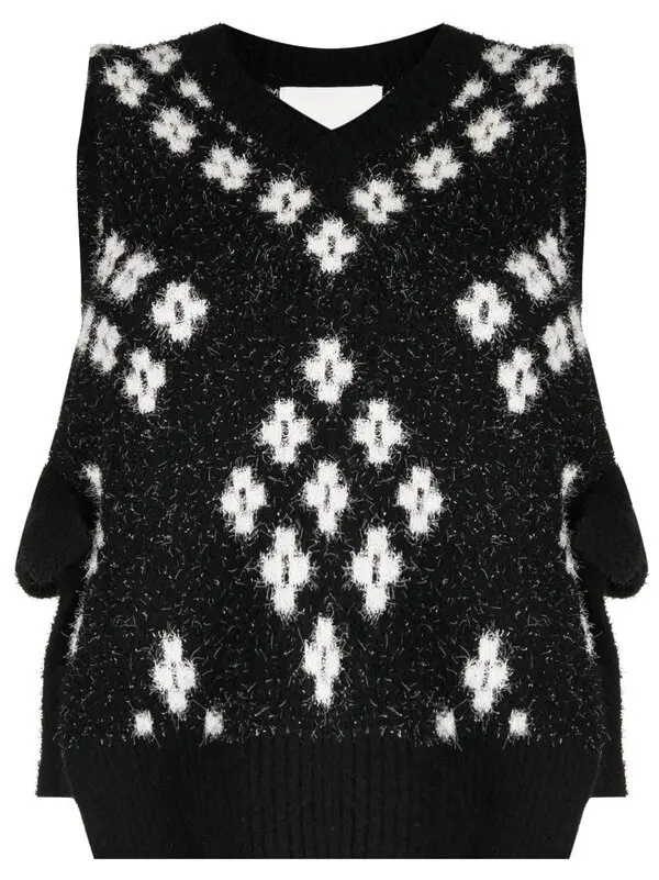 3.1 Phillip Lim Argyle-check Knitted Vest