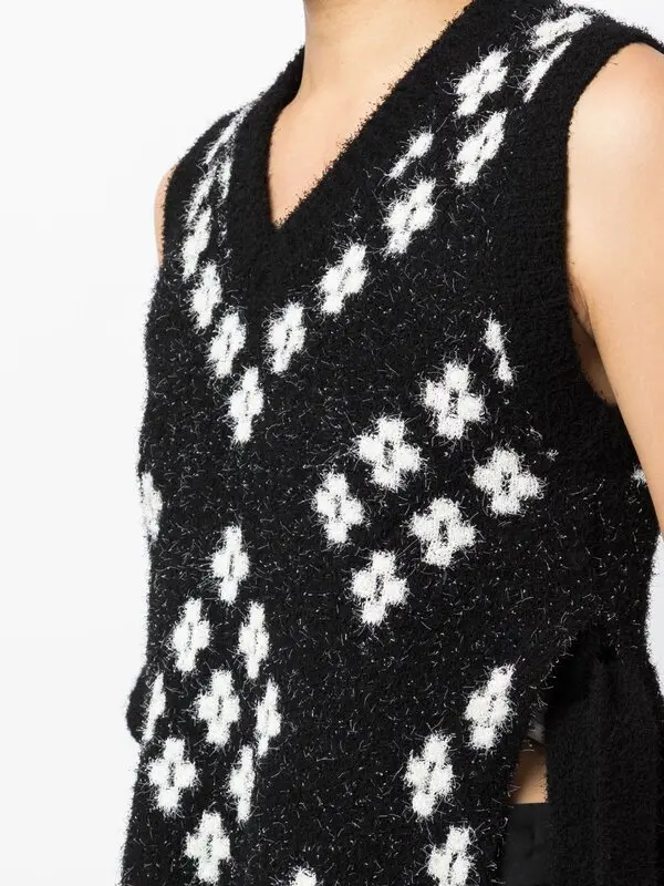 3.1 Phillip Lim Argyle-check Knitted Vest