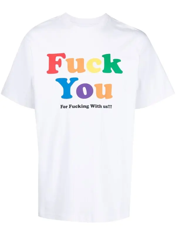 CLOT Fxxk You Cotton T-shirt - White