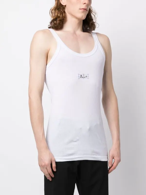 Random Identities Cotton Logo Print Tank Top