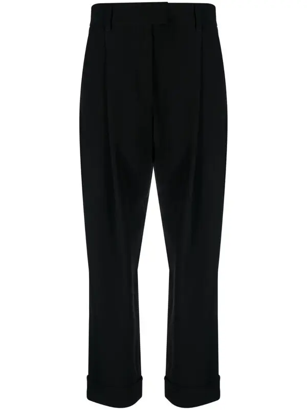 Brunello Cucinelli Tapered High-waisted Trousers