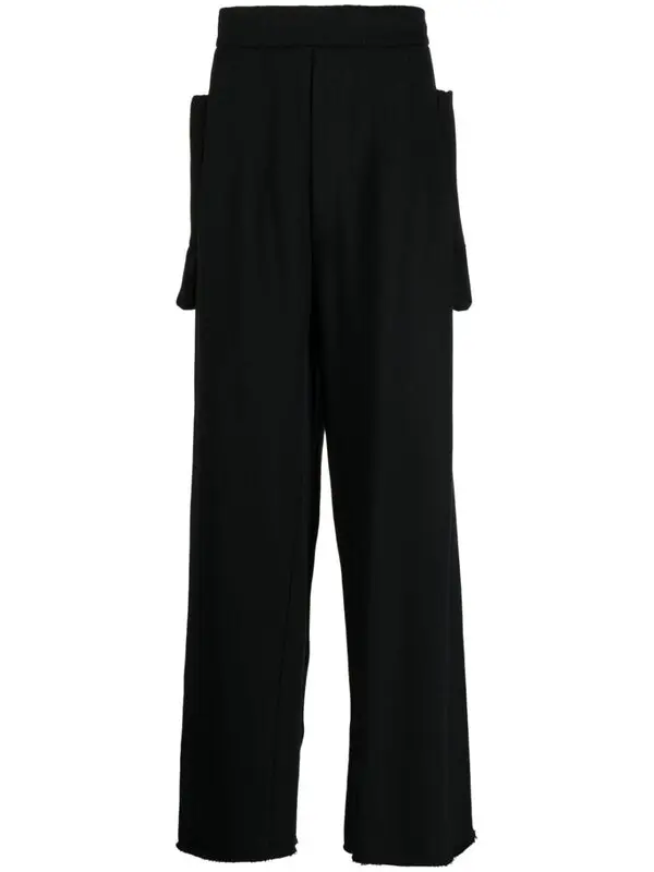 Random Identities Detailed-pocket Wide-leg Trousers