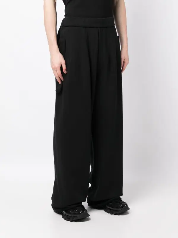Random Identities Detailed-pocket Wide-leg Trousers