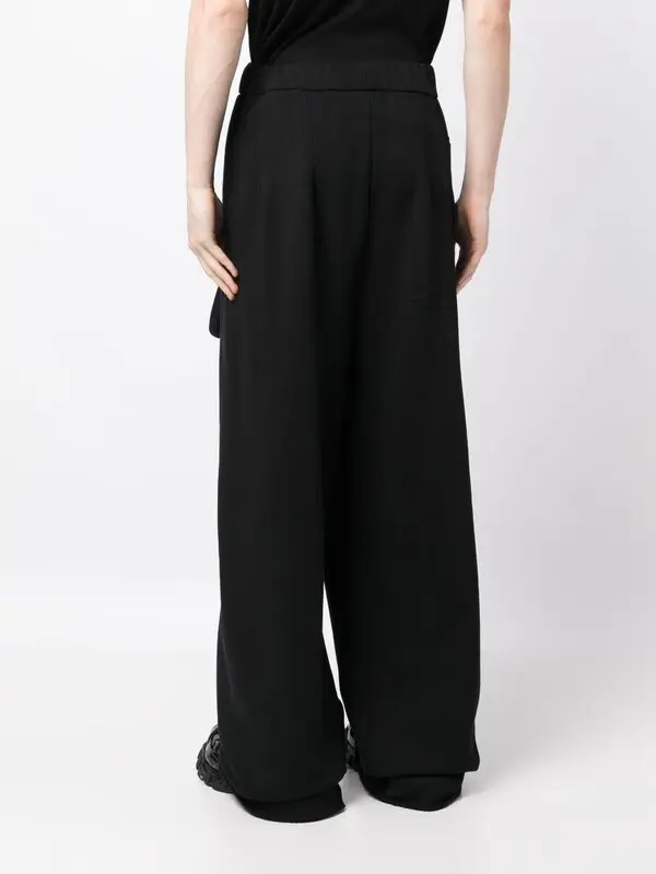 Random Identities Detailed-pocket Wide-leg Trousers