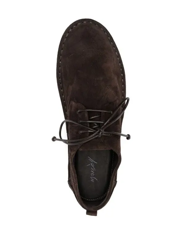 Marsèll Sancrispa Suede Derby Shoes - Brown