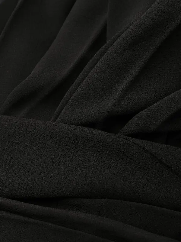 Zimmermann Pleated Halterneck Chain Detail Dress