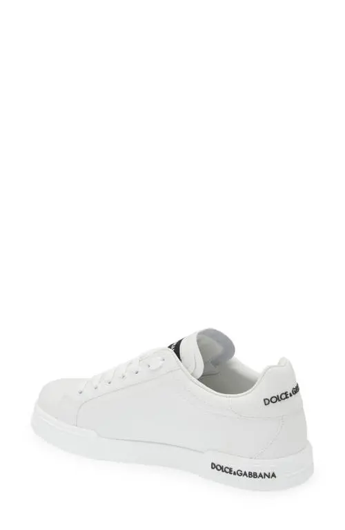 Dolce & Gabbana Portofino Logo Sneakers - White