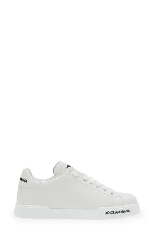 Dolce & Gabbana Portofino Logo Sneakers - White