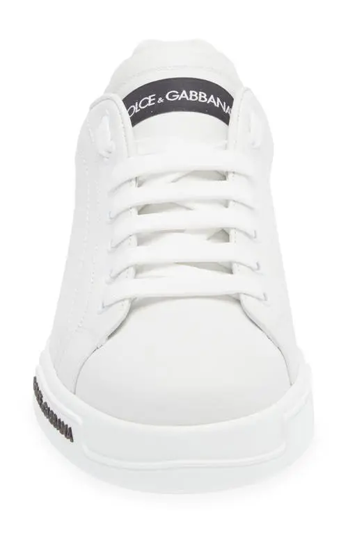 Dolce & Gabbana Portofino Logo Sneakers - White