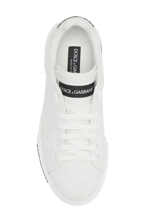 Dolce & Gabbana Portofino Logo Sneakers - White