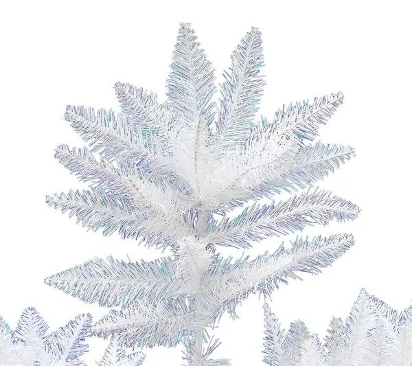VICKERMAN 6.5' Sparkle White Spruce Artificial Hristmas Tree