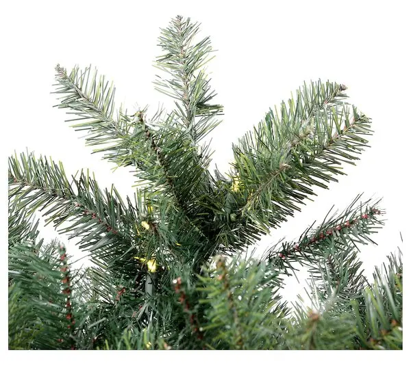 VICKERMAN 9.5' Salem Pencil Pine Artificial Chr Stmas Tree, Ww