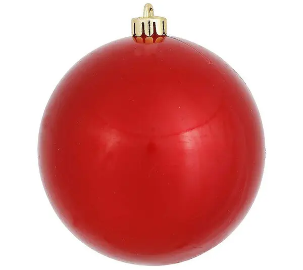 VICKERMAN 8' Red Candy Ball Ornament