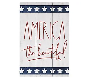 SINCERE SURROUNDINGS 16' America The Beautiful Ustic Pallet - One-color