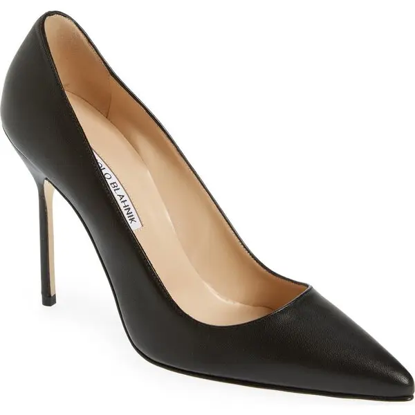 Manolo Blahnik Bb Pointed Toe Pump - Blck(0015)