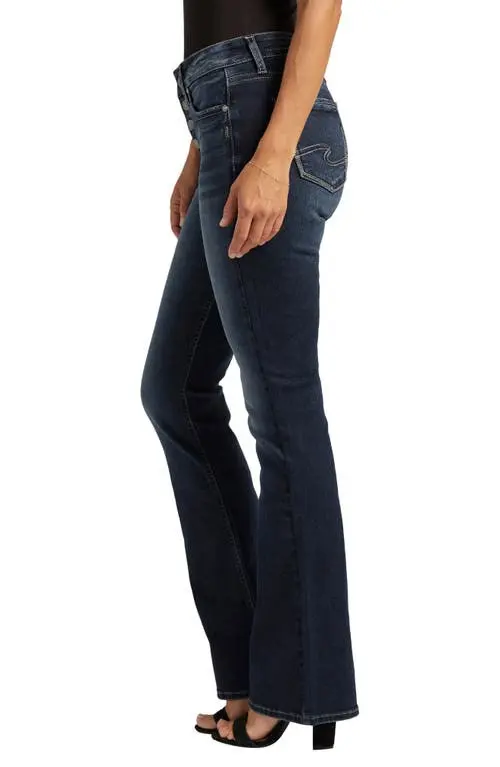 SILVER JEANS CO. Suki Exposed Button Bootcut Jeans
