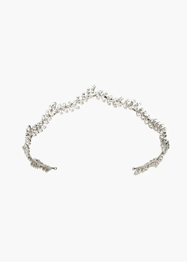 JENNIFER BEHR Delicate Vine Tiara - Crystal