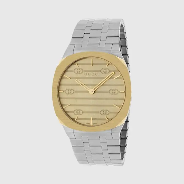 Gucci 25h 38mm Watch - Gold