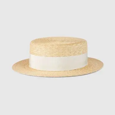 Gucci Raffia Wide-brimmed Hat