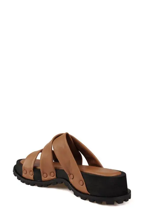 ARTISAN CRAFTED BY ZIGI Elixa Platform Sandals - Saddle