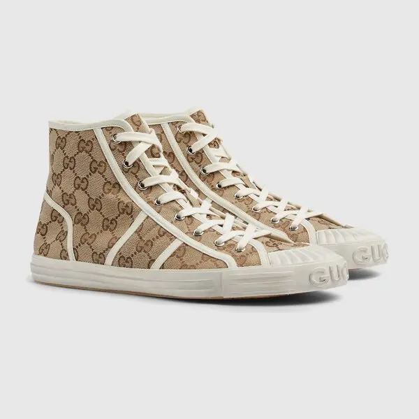 gucci high top sneakers beige