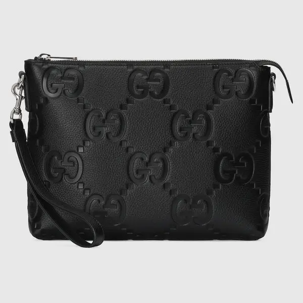 Gucci Gg Jumbo Medium Crossbody Bag - Black